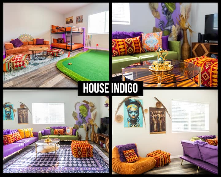 House Indigo Moroccan Riad | W/ Mini Golf & Arcade - Saint Petersburg, FL