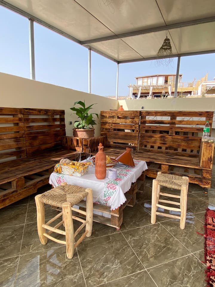 Private Rooms -Ariss Surf House-breakfast Included - Agadir