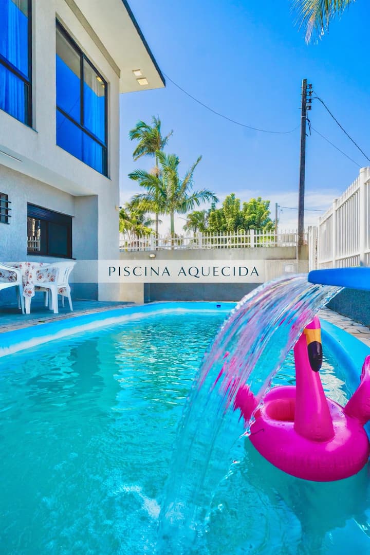 Casa 100m Mar | Piscina Aquecida, 3 Suítes E Estac - Matinhos
