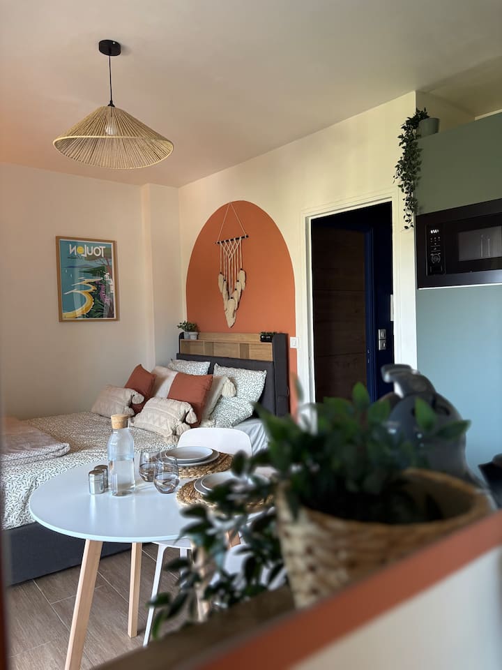 Studio Cosy Tout Confort (Wifi, Clim & Parking) - Toulon