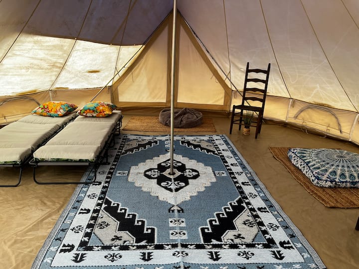 Atabeyra Bell Tent, Taino Woods - Bethel, NY