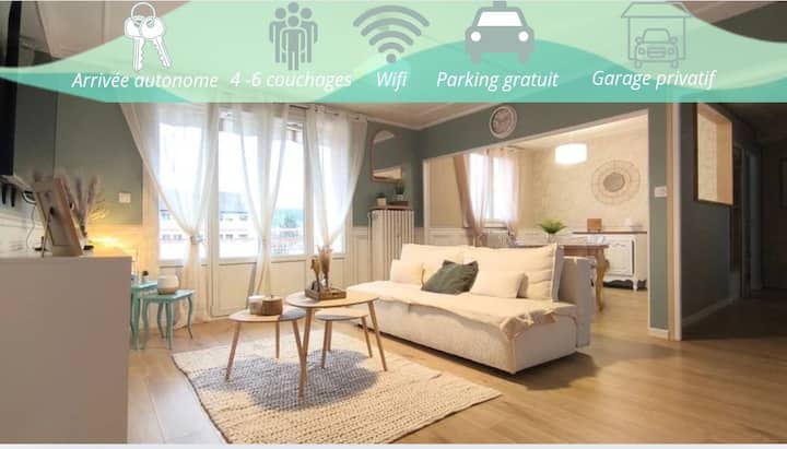 Appartement T3 Neuf, Cosy Avec Garage Privatif - Pontarlier