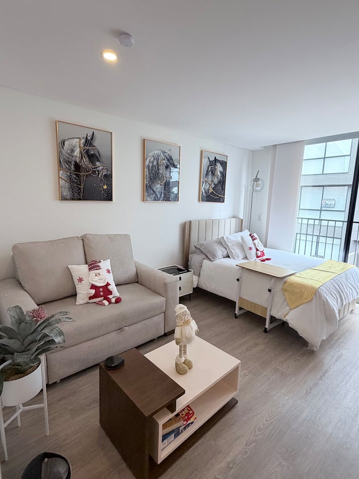 Apartaestudio Cerca A Corferias. - Bogotá