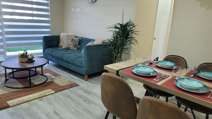 Moderno Departamento, Con Balcon Y Estacionamiento - Los Angeles