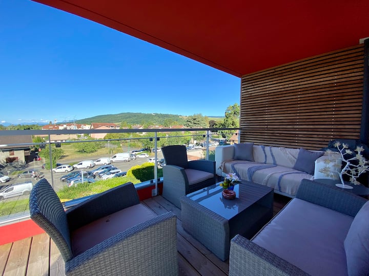 T2 Cosy, Proche Suisse Et Lac Léman, Garage - Nyon