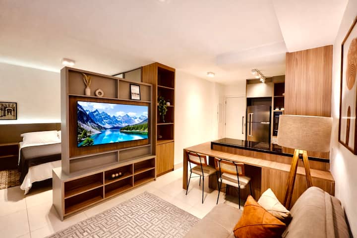 Premium Studio | New, Fully Equipped & Near Cambuí - Campinas