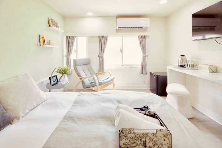 [有窗]Green Double Room｜ecological Greenery 59 - Taipei