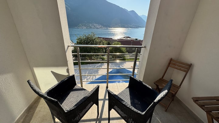 Wow View Apartment With Pool - Kotor