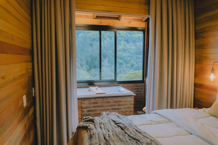 Cabana Com Banheira E Vista Para As Montanhas - Nova Petrópolis