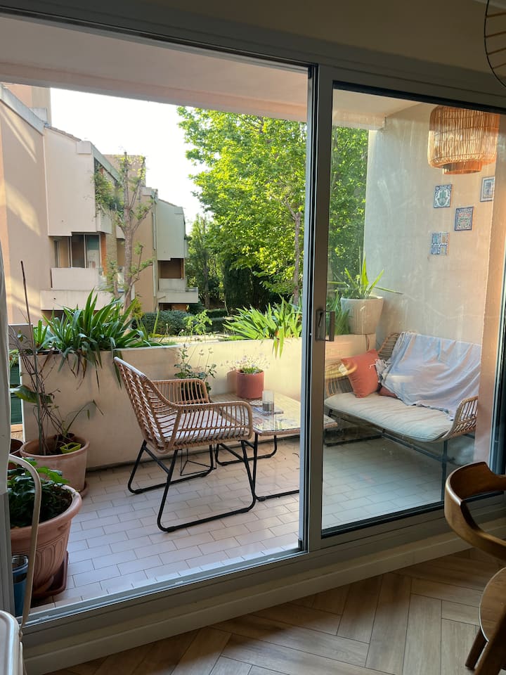 Magnifique T3 Climatisé, Terrasse Et Piscine - Marsella, Francia