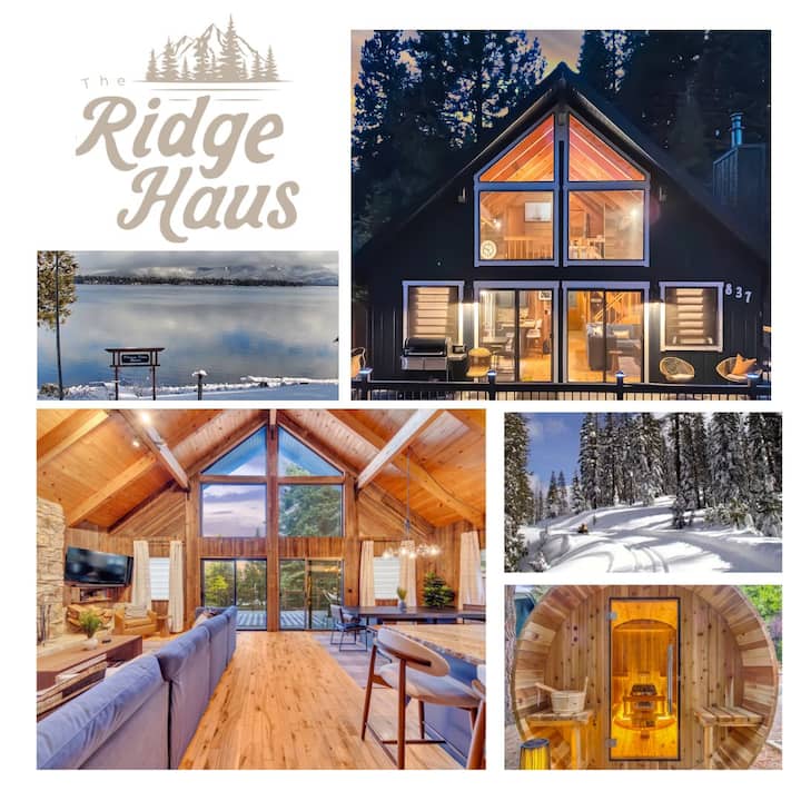 Modern A-frame~hottub• Sauna•firepit•lake Access - California