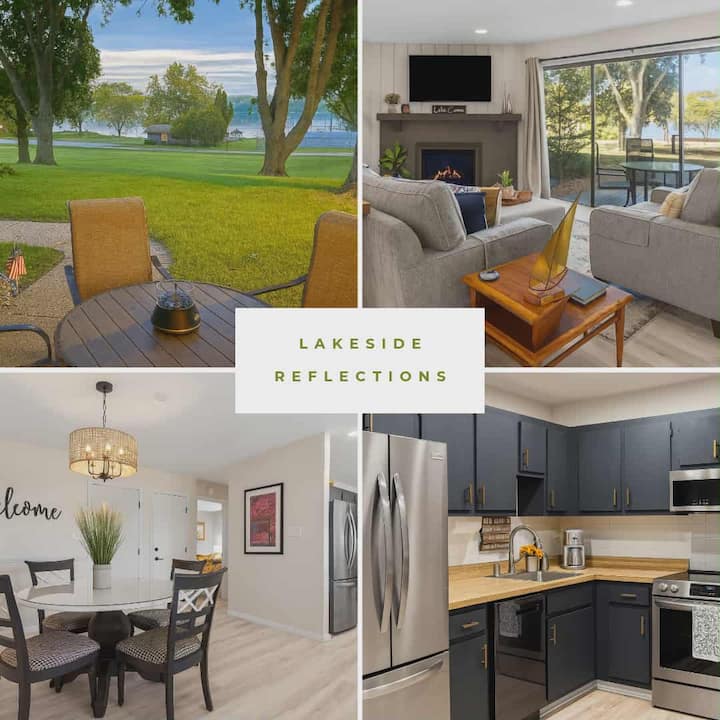 Lakeview Condo W/ Fireplace, King Bed. No Stairs - ウィスコンシン州