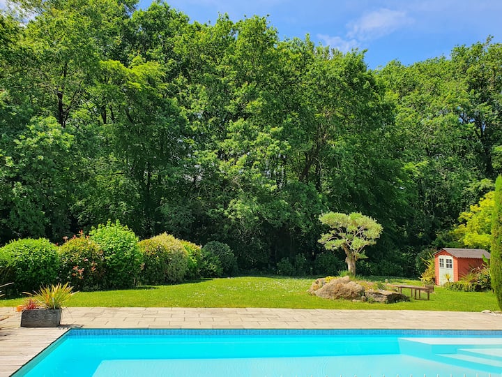 Charmant Appart Dans Maison Avec Jardin & Piscine - Bayonne