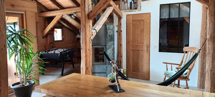 Grange Rénovée Face Au Mt-blanc - Cordon