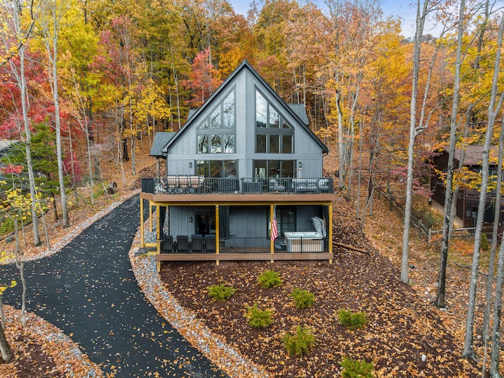 New-hot Tub - Mountain Views - Game Room - Theater - 哈裏森堡