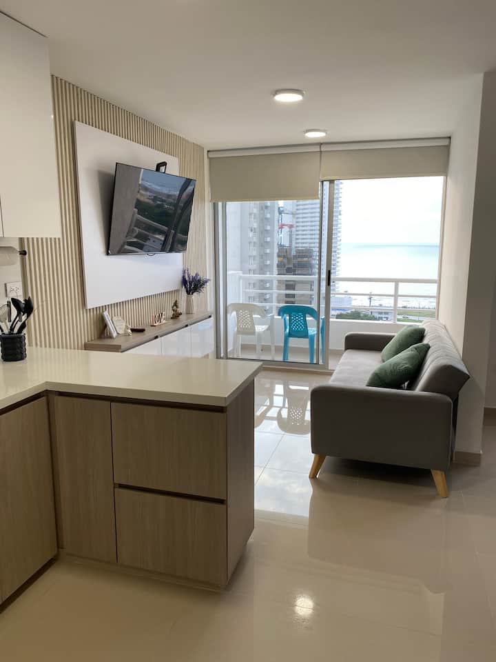 Apto. P22 Cerca De La Playa Y La Ciudad Amurallada - Cartagena