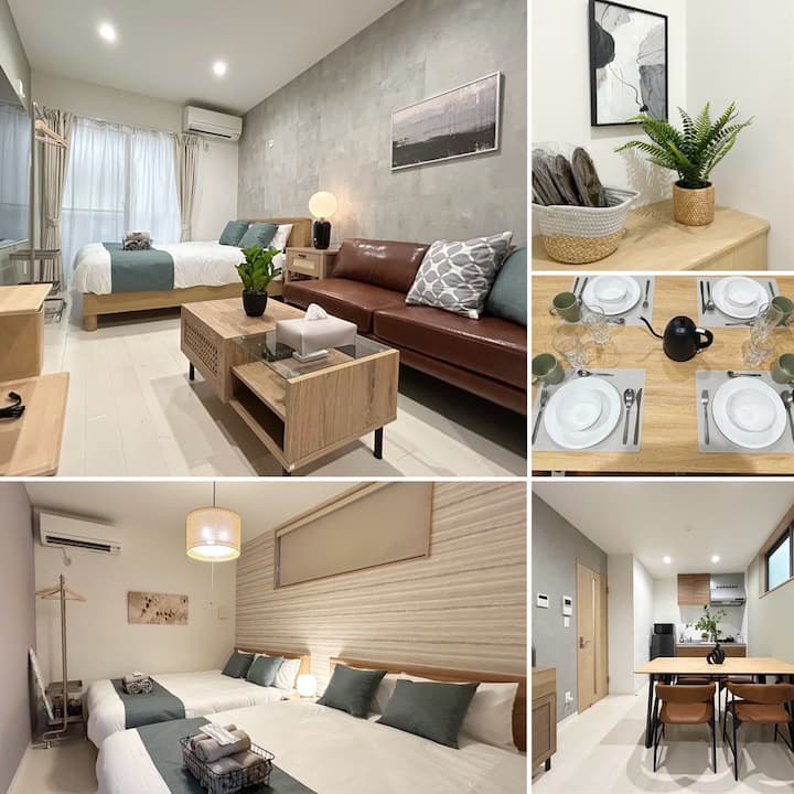 4 Min To Namba! Sleeps 6! Multi-unit Booking! 301 - Japón