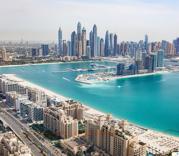 Full Sea And Dubai Eye View - Dubai