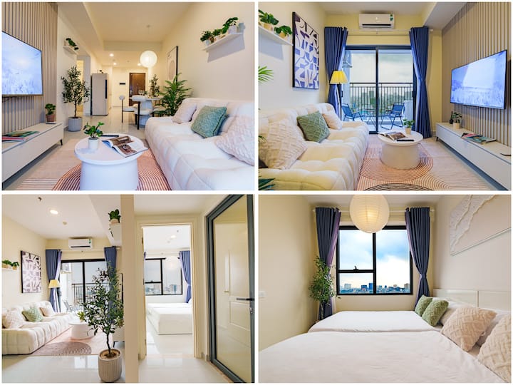 Oasis, 2 Bedroms/3 Beds/ Bui Vien 200m/in D1 - Vietnam