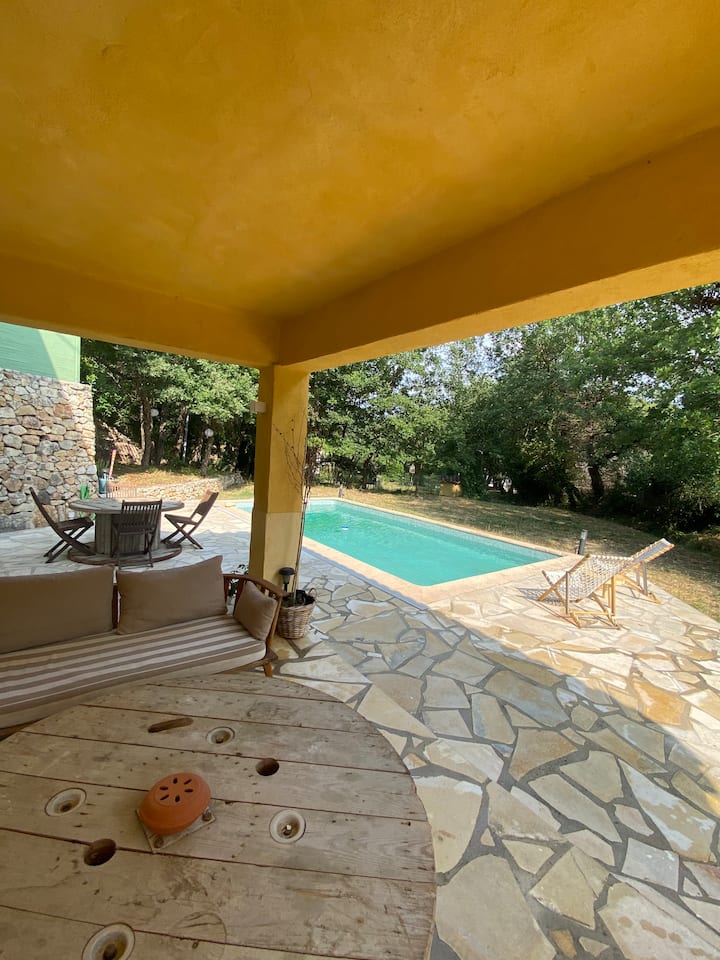 La Cigale- Rez De Villa Avec Piscine - Fayence