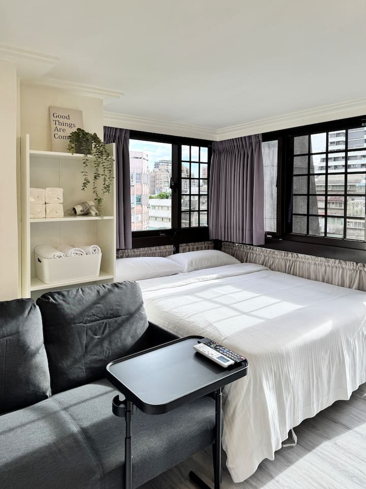 Skyline Condo Ximen시먼 – 超美市景&Backpacker&近捷運550m超方便 - Taipei Railway Station