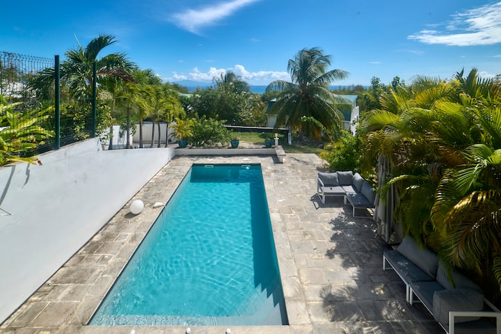 Villa Vue Mer Avec Piscine Grand Bourg - Marie-Galante