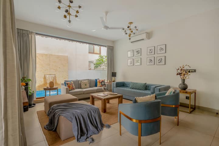 Lindsay Manor | Amrao | 4 Bhk | Private Pool - Anjuna