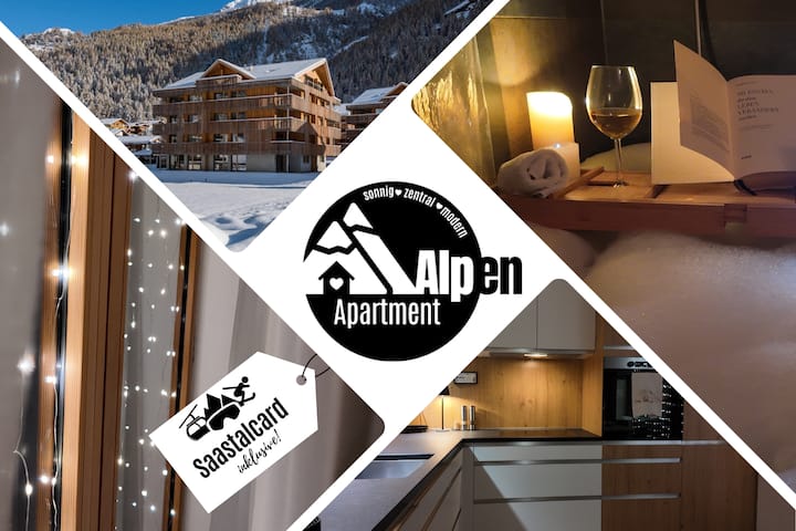 Alpine Apartment - Central, Sunny, Modern - Saas-Almagell