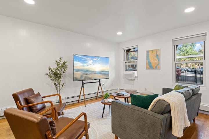 One Hamilton Essentials | 3b2b Apt Mins To Nyc - Jersey City, NJ