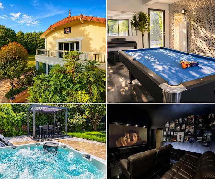 Villa Avec Cinéma, Jacuzzi, Sauna - Proche Paris - Cergy