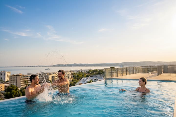 Les Vagues Du 5e :4 Pers, 2 Chambre, Clim & Wifi - La Colle-sur-Loup