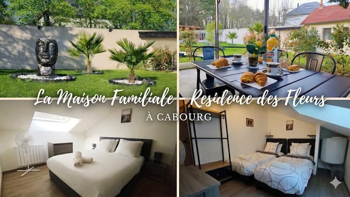 La Maison Familiale|64 M²|terrasse & Plage à 5min - Cabourg
