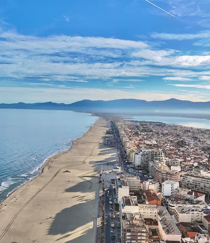 Studio Seven Top Floor, Air Conditioning, Beach - Canet-en-Roussillon