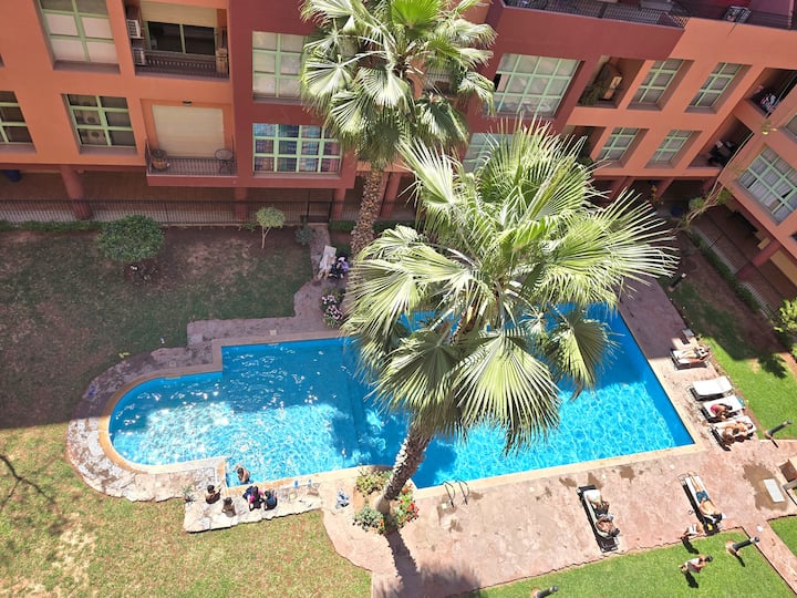 Appartement Raffiné Avec Piscine - Marrakesh