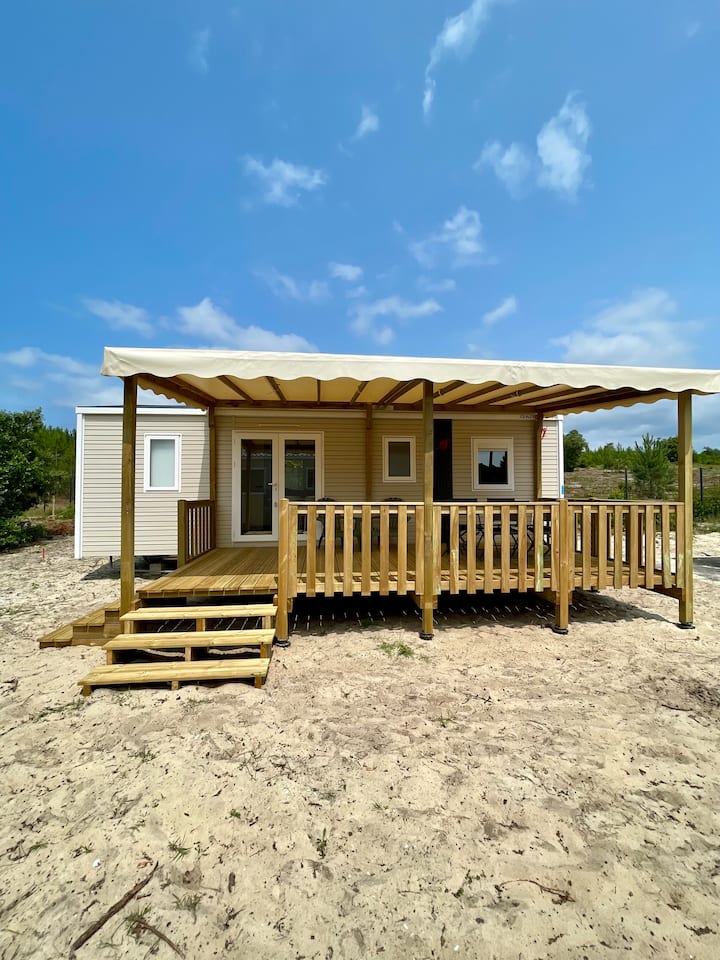 Mobilhome + Vélos Lacanau Océan Camping 3* - Spain