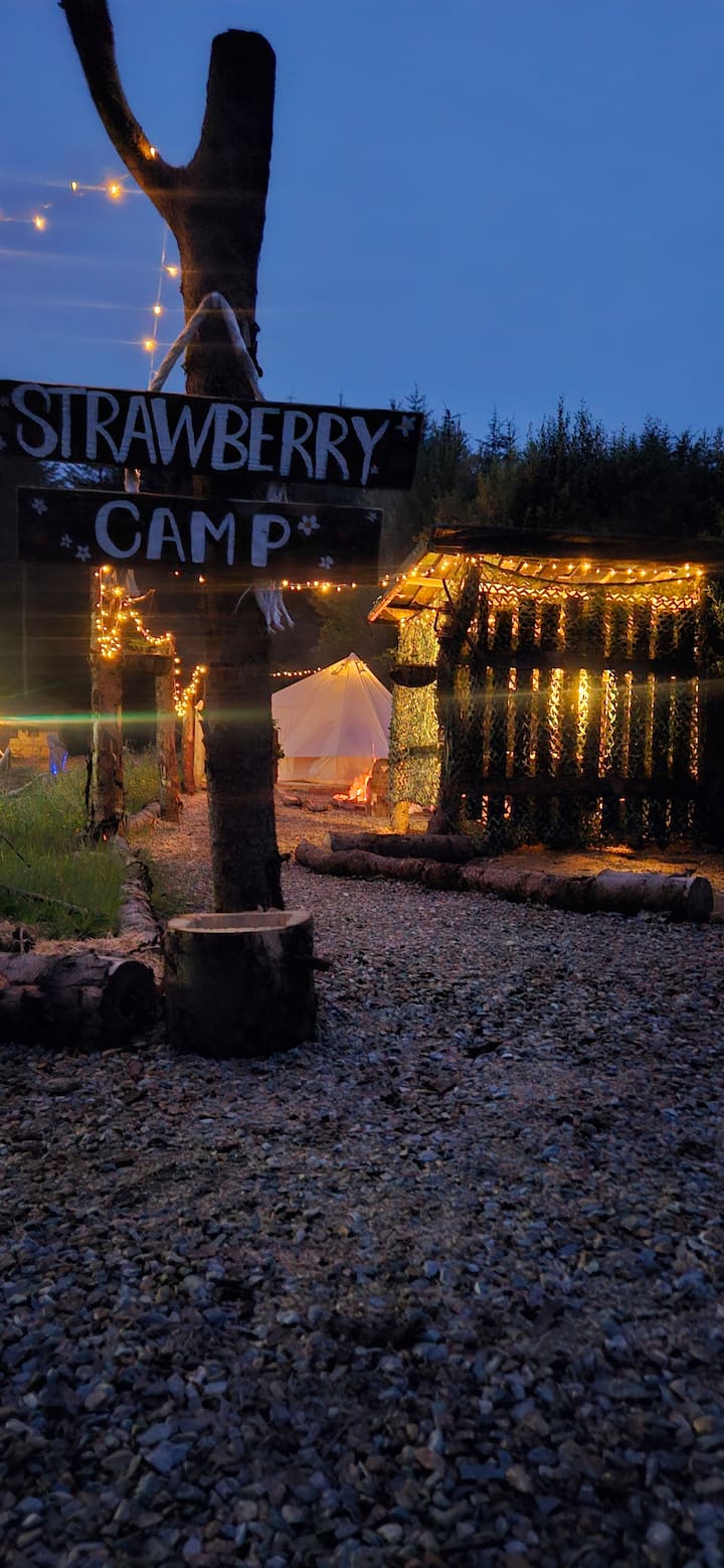 Strawberry Camp. Luxury Camping - Ireland