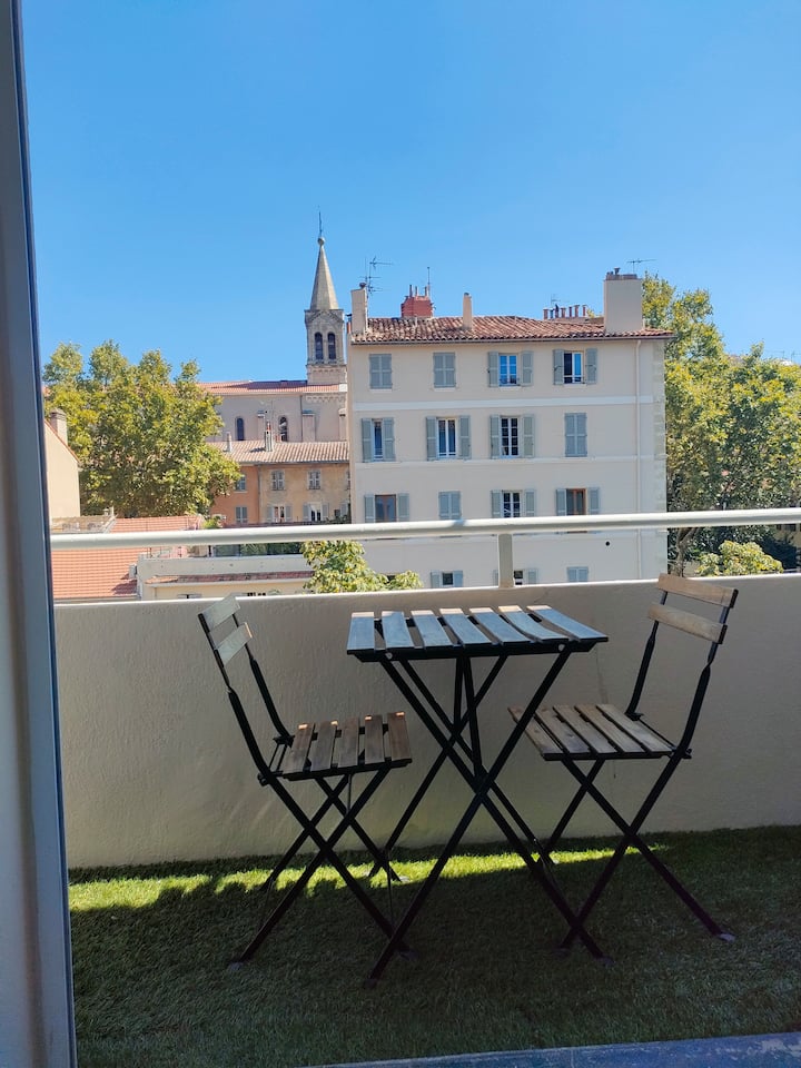 Havana Plage T2 Balcon- Plages- Resto à Pieds - Toulon
