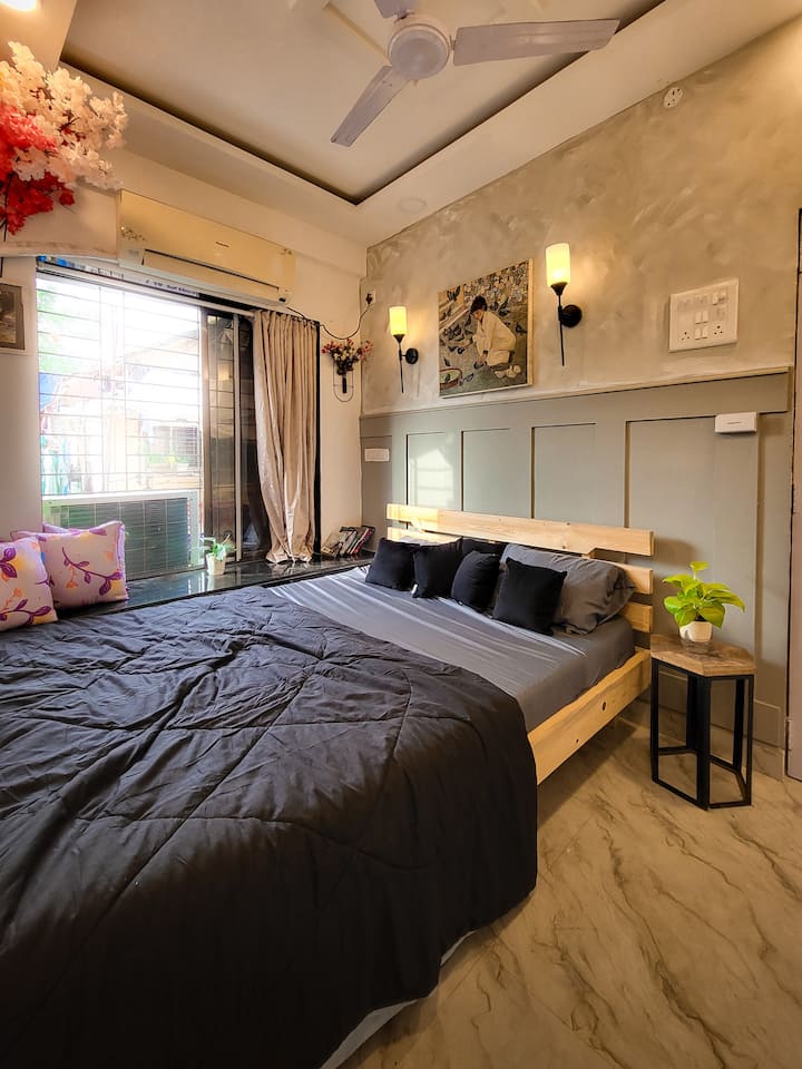 102 Amour Bandra: Cozy Design Stay At Chapel Rd - 뭄바이