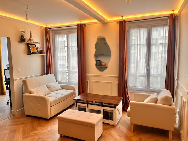 2ch Cosy & Stylish, 15mn To Eiffel Tower Garden! - Parc Monceau