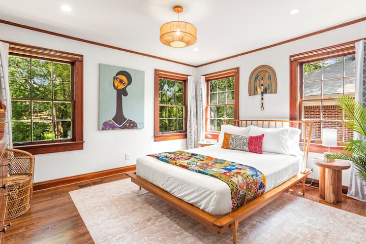 Afrohemian Haven • Boho Retreat Near Downtown Atl - Atlanta, GA