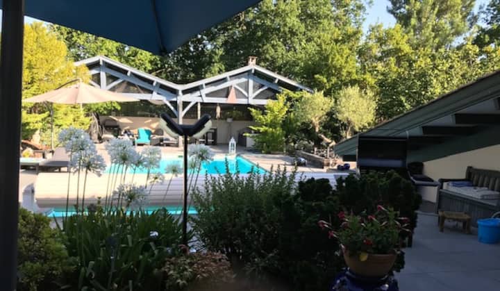 Maison Proche Du Lac Avec Piscine Et Parc - Biscarrosse
