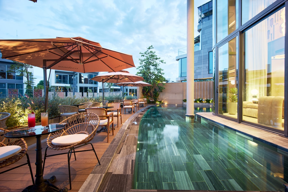 Y Lan Retreat | Balkon mit Riverside – Lux Annam - Häuser zur Miete in ...