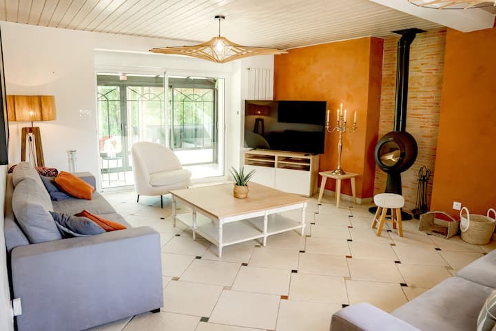 Villa - Piscine Chauffée - Jacuzzi - Sauna - Aizenay