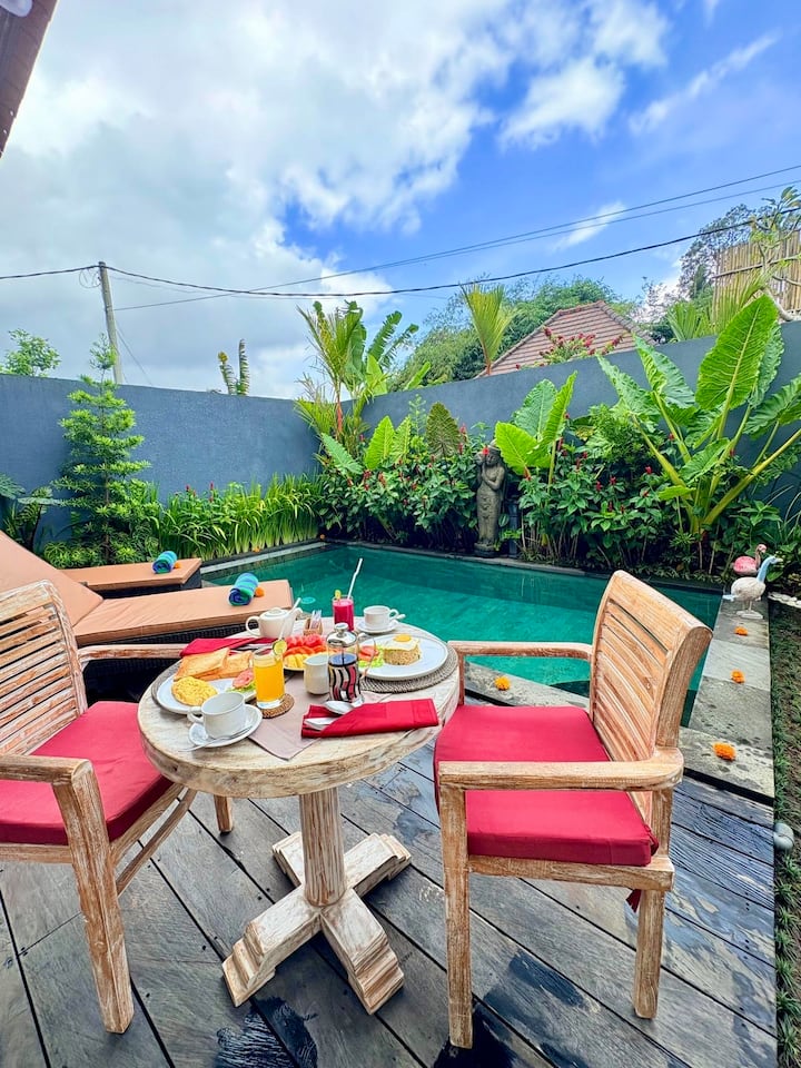 1 Bedroom Private Pool Villa-bfast Included - Ubud