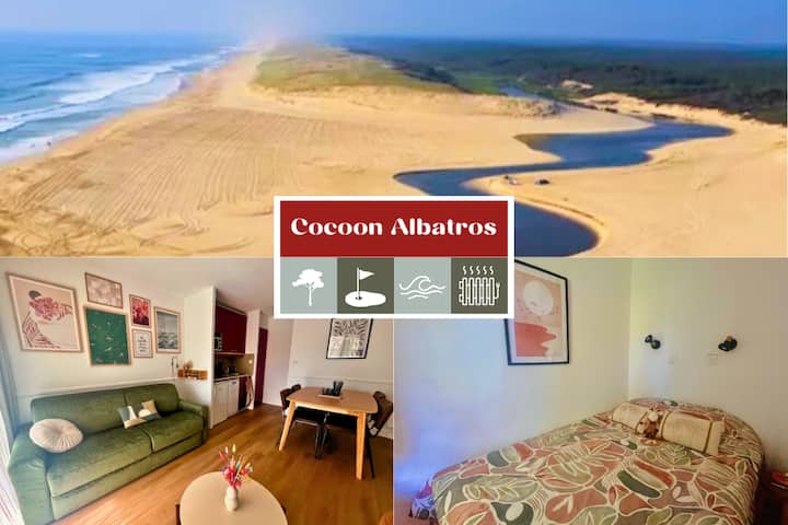 Cocoon Albatros Chauffé | Vue Golf • Pins & Océan - Moliets-et-Maa