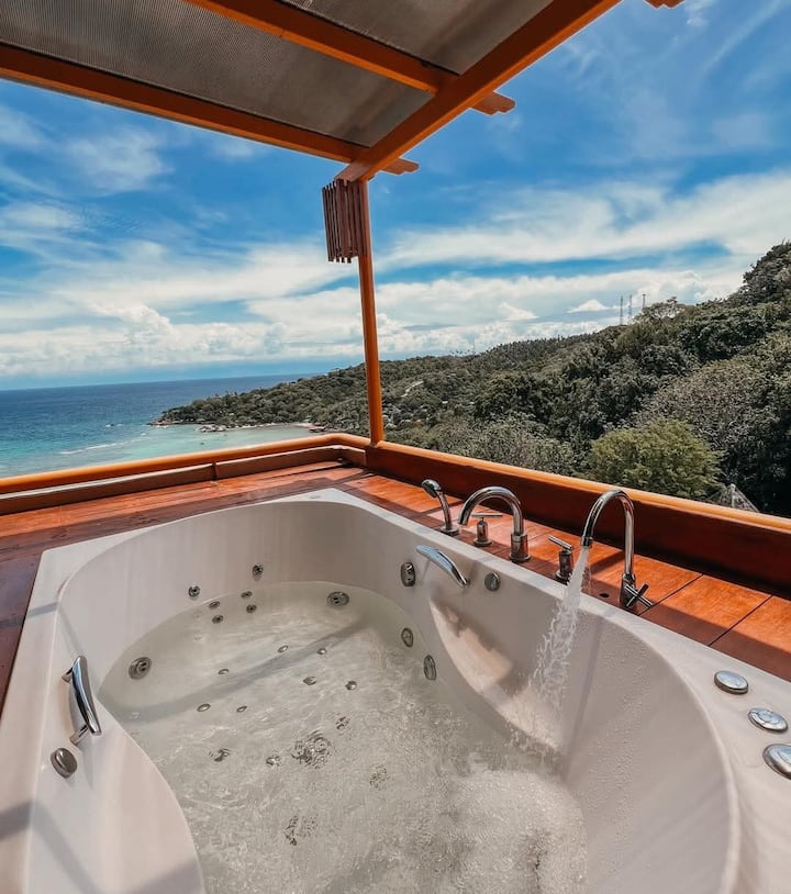 Family Seaview Terrace Jacuzzi Koh Tao - Ko Tao