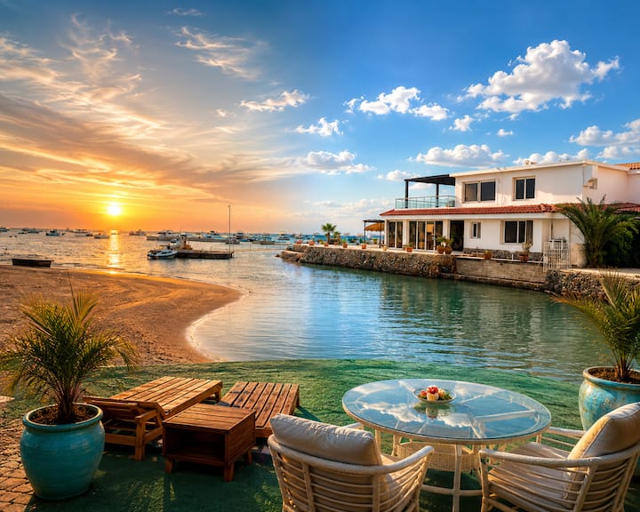 Lovely Sea Front Villa Own Pool - Hurghada