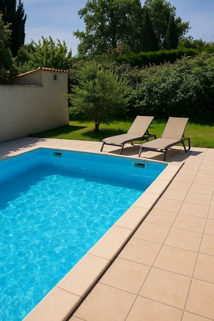 Le Clos Du Théâtre - Villa Avec Piscine Et Bbq - Orange