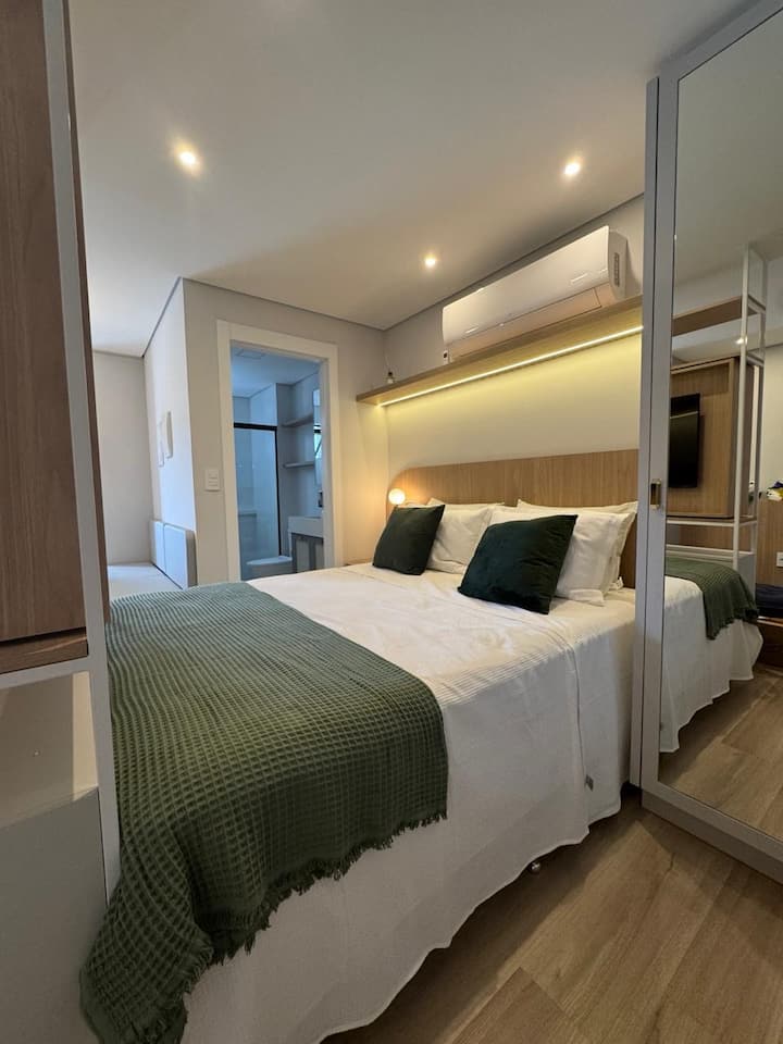 Pgto 6x Sem Juros Loft 4p Vaga Wifi Ac Novo - Blumenau
