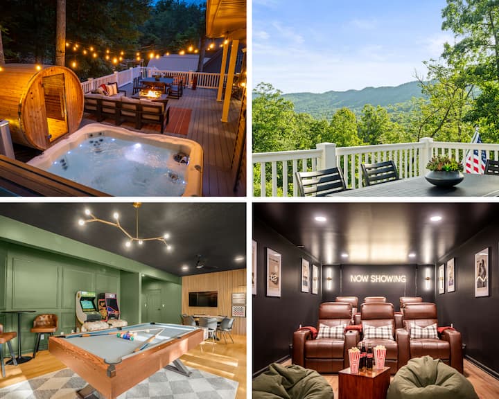 6br Luxury – Mtn Views, Theater, Sauna, Hot Tub - Massanutten, VA